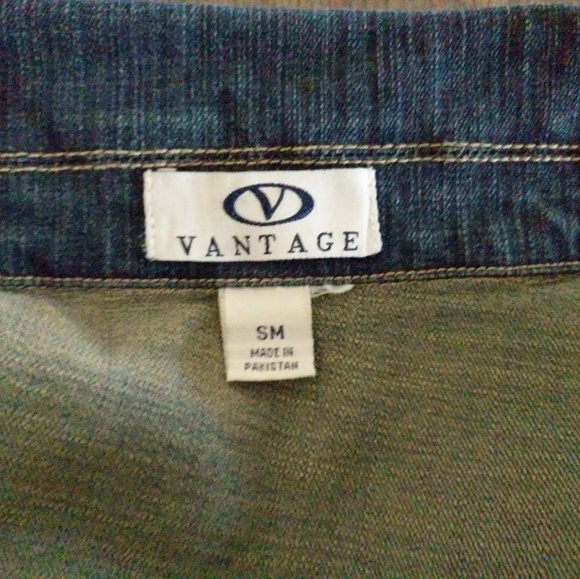 Vantage | Jackets & Coats | Vantage Faded Denim Jacket | Poshmark